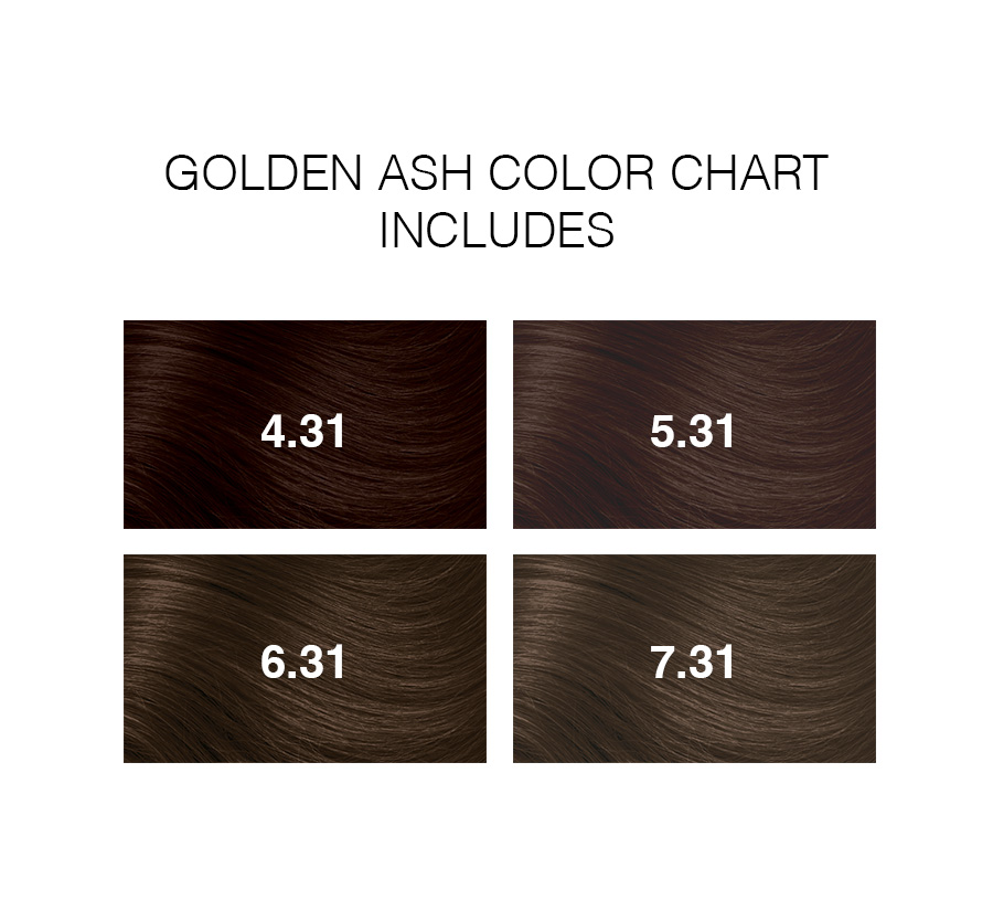 Product: Golden Ash Color Chart